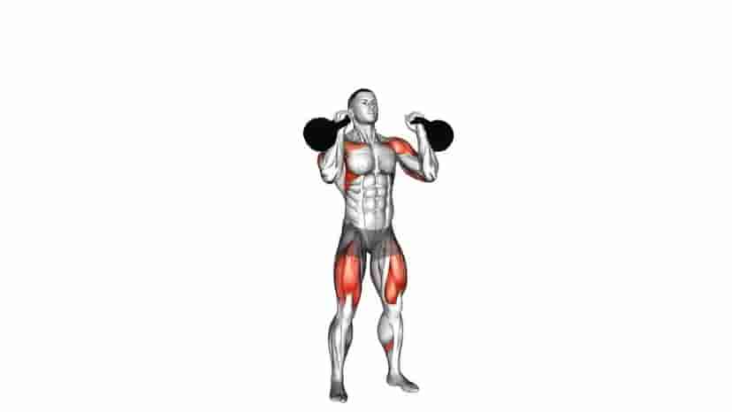Kettlebell Double Push Press - Video Guide | Lyfta