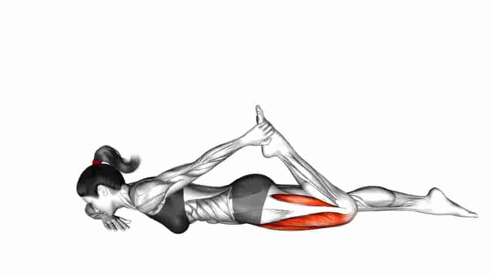 Quadriceps lying stretch - Video Guide | Lyfta