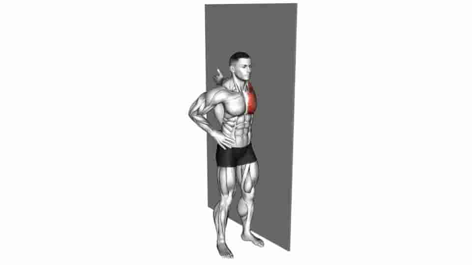 Standing one arm chest stretch - Video Guide | Lyfta