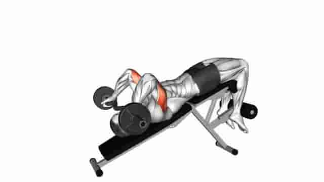 Extensión de tríceps declinada con barra EZ - Guía en Video | Lyfta