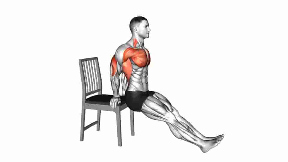 Dip on Floor with Chair - Video Guide | Lyfta