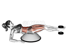 Crunch en V ponderado - Guía en Video | Lyfta